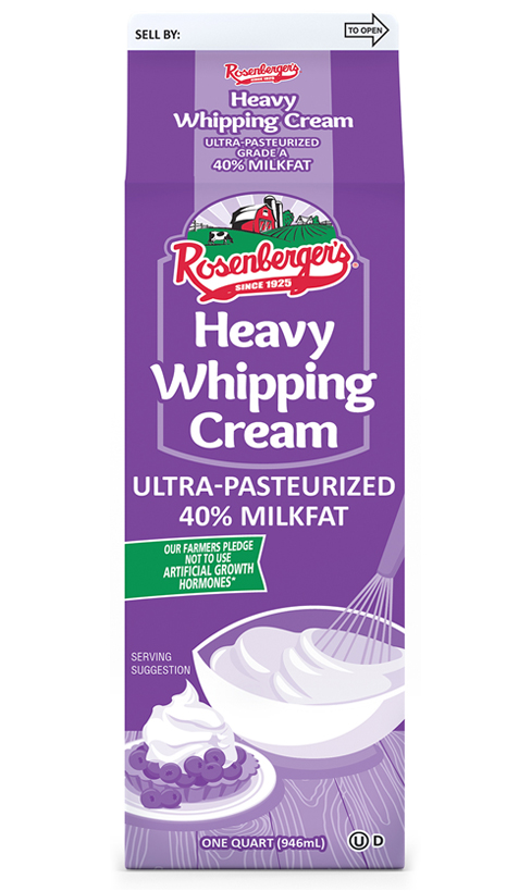 Heavy Whipping Cream - Quart - Rosenberger's