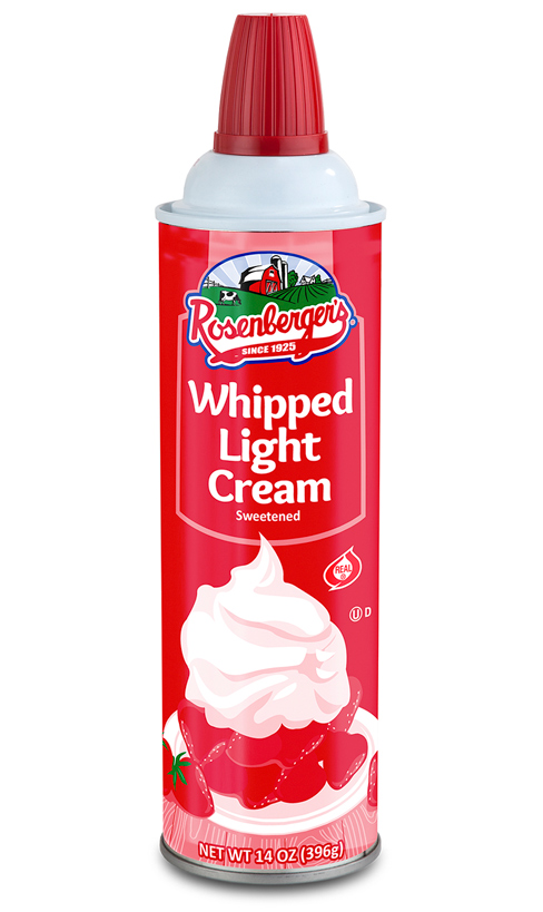 Whipped Light Cream - 14 oz - Rosenberger's